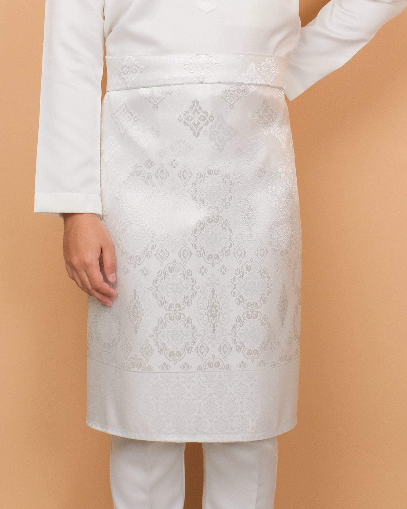 Kesuma Original Sampin Adult - Offwhite & Silver – SampinExclusiveMy