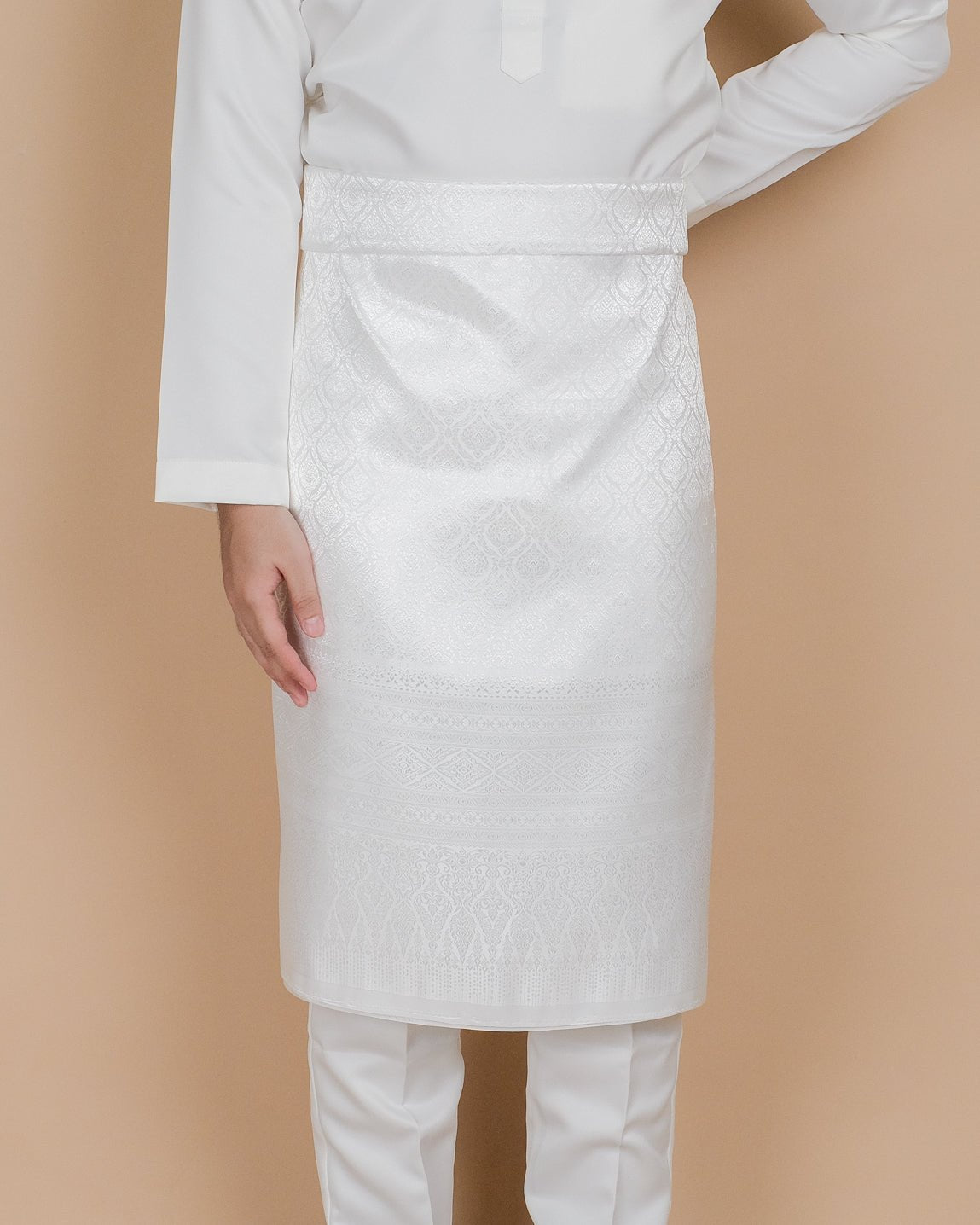 Nilakandi Original Sampin Adult - Offwhite & Silver – SampinExclusiveMy