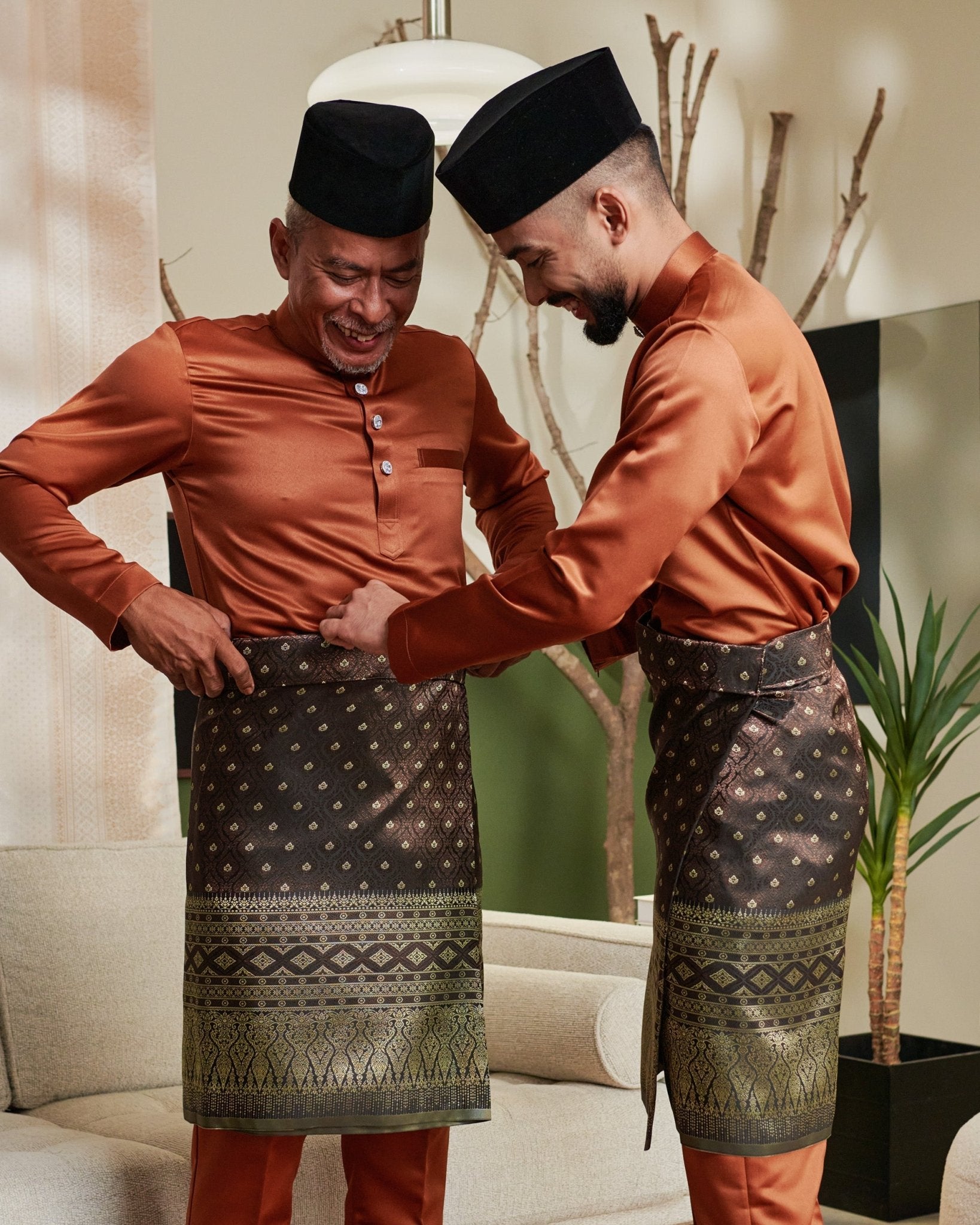 Nilakandi instant Sampin Adult - DarkBrown & Gold – SampinExclusiveMy