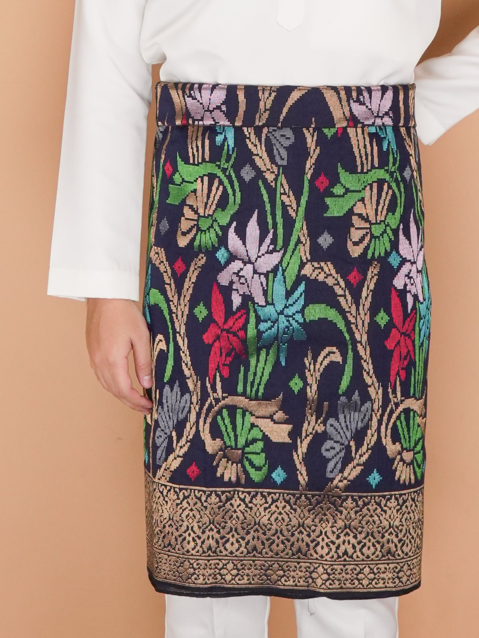 Davinci 281 - Dark Blue Gold & Mix colour (2.5m) – SampinExclusiveMy