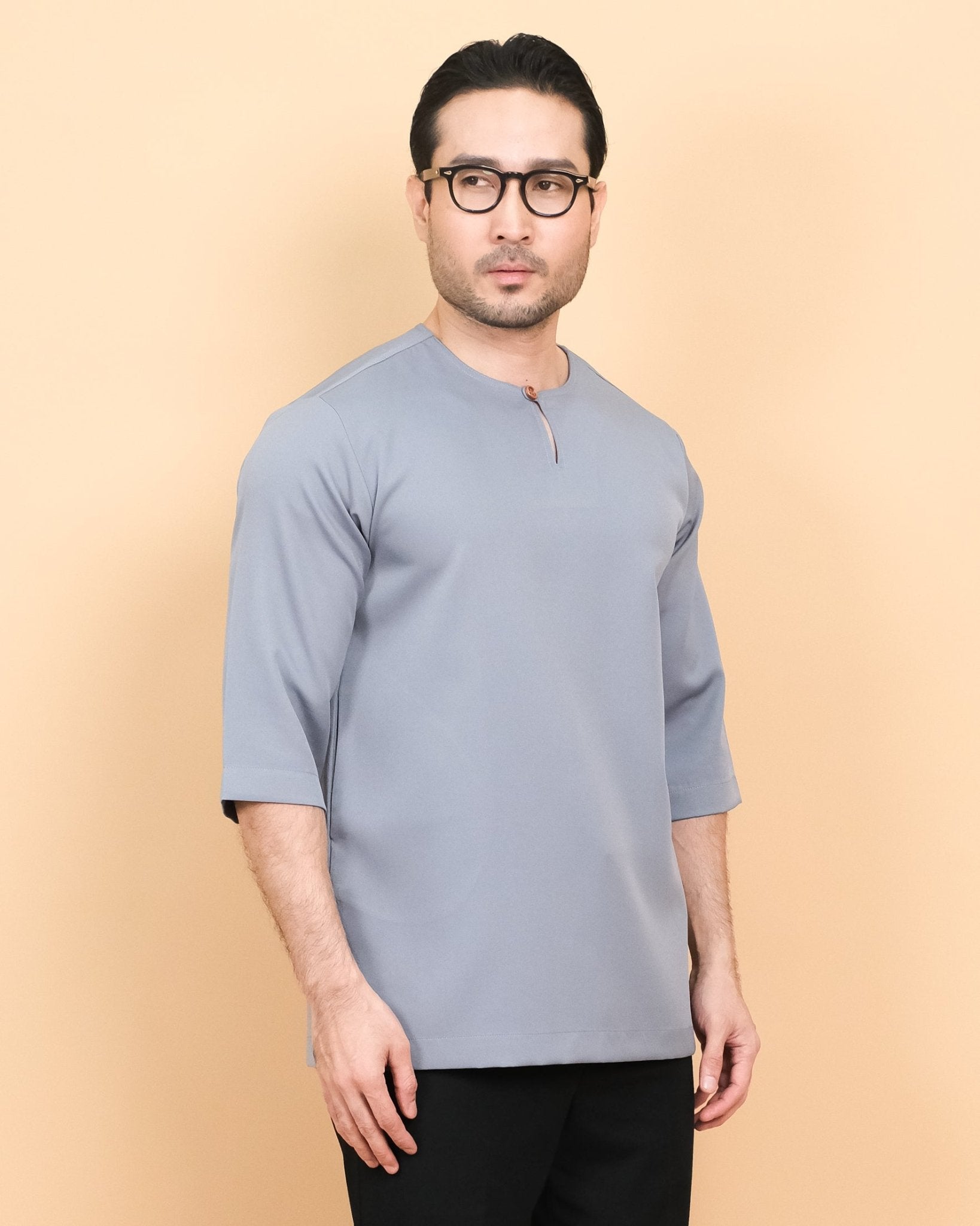 Kurta Patih Kosong - Soft Blue – SampinExclusiveMy
