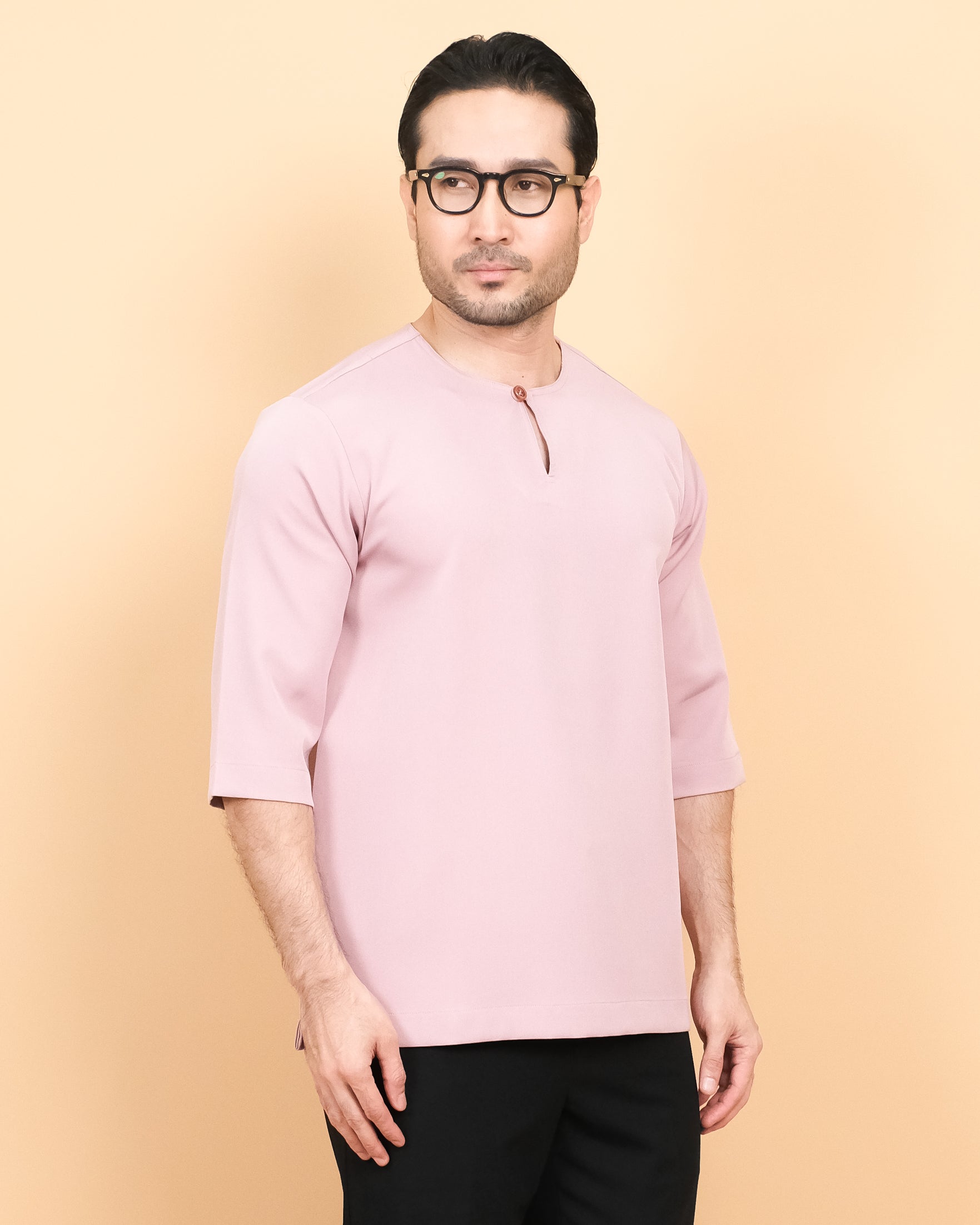 Kurta Patih Kosong - Dusty Pink – SampinExclusiveMy