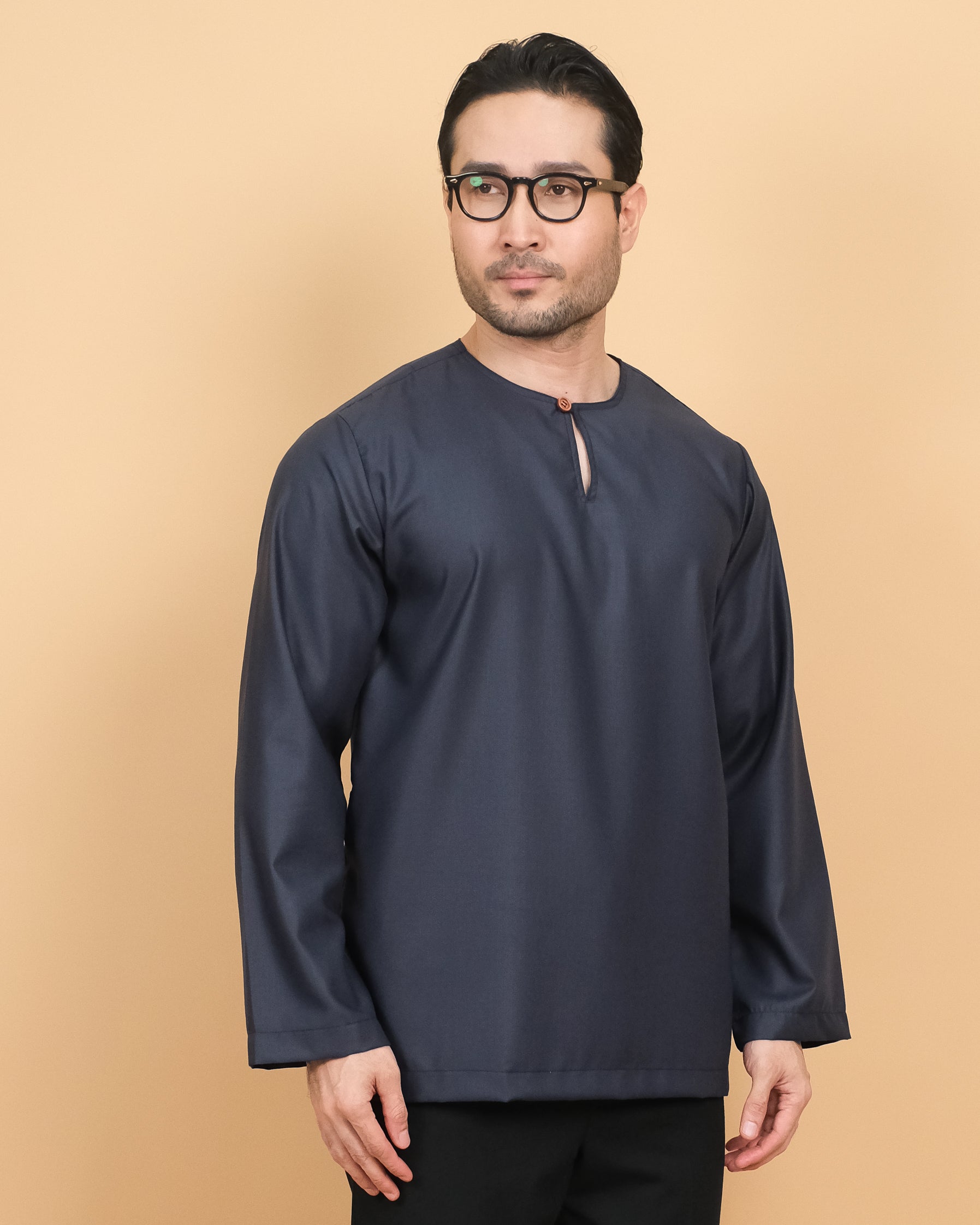 Kurta Malek - Navy Blue – SampinExclusiveMy