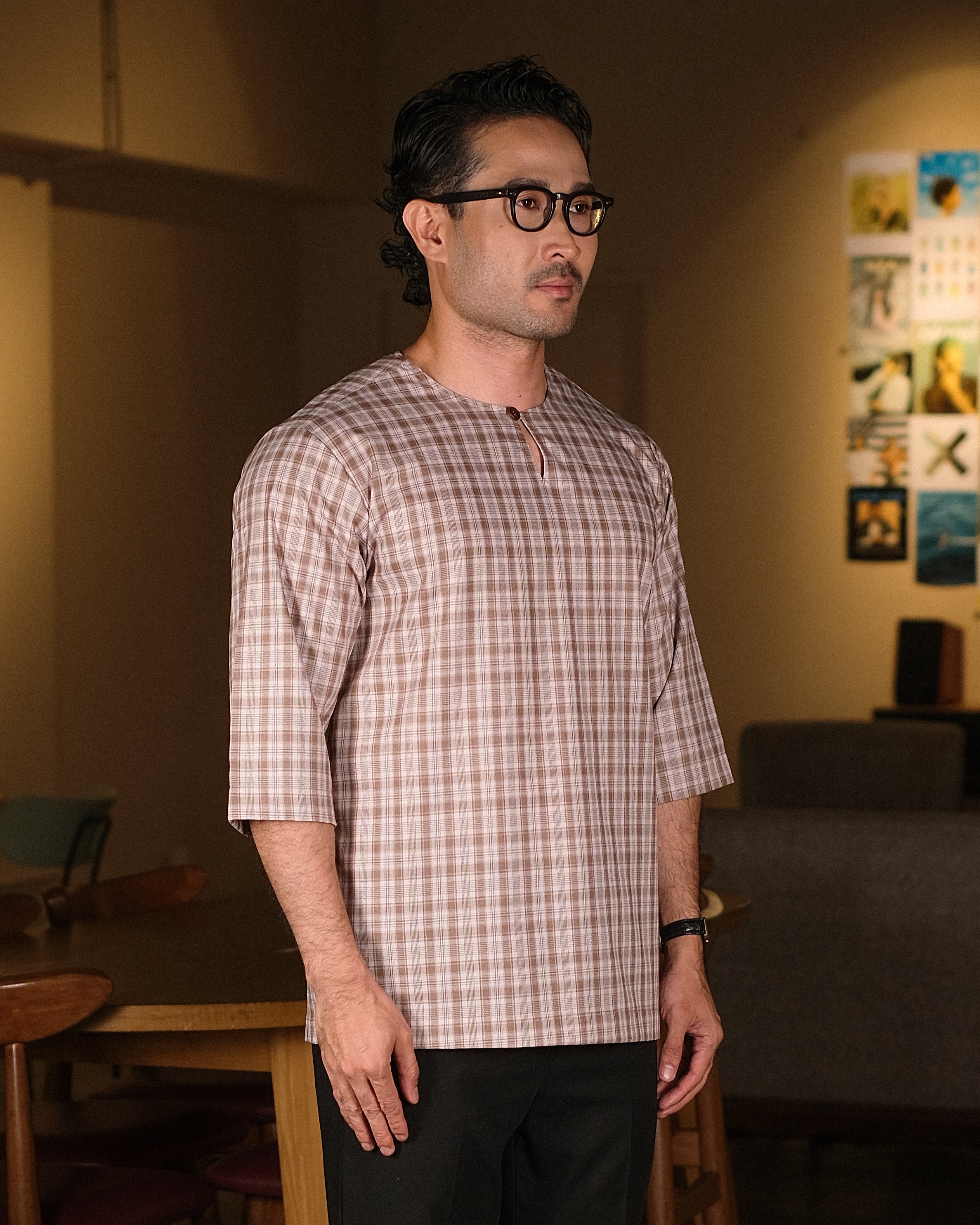 Kurta Patih Dam - Brown – SampinExclusiveMy