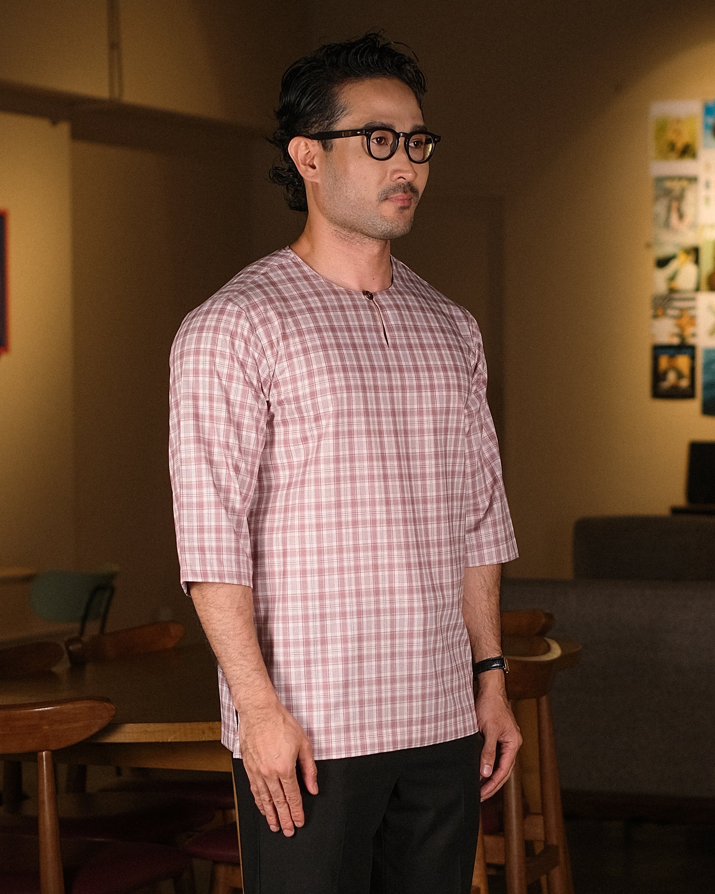 Kurta Patih Dam - Dusty Pink – SampinExclusiveMy